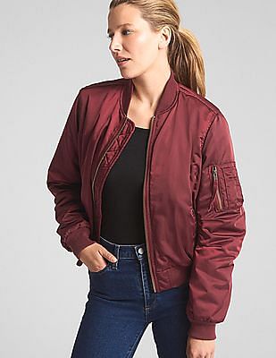 Gap longline bomber jacket store