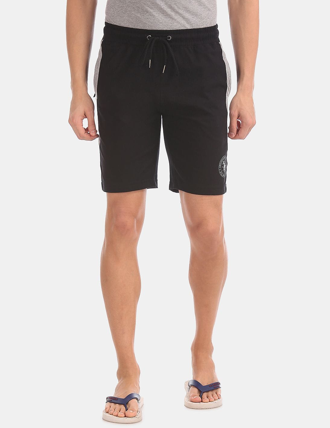Buy USPA Innerwear Men Regular Fit Contrast Panel Shorts - NNNOW.com